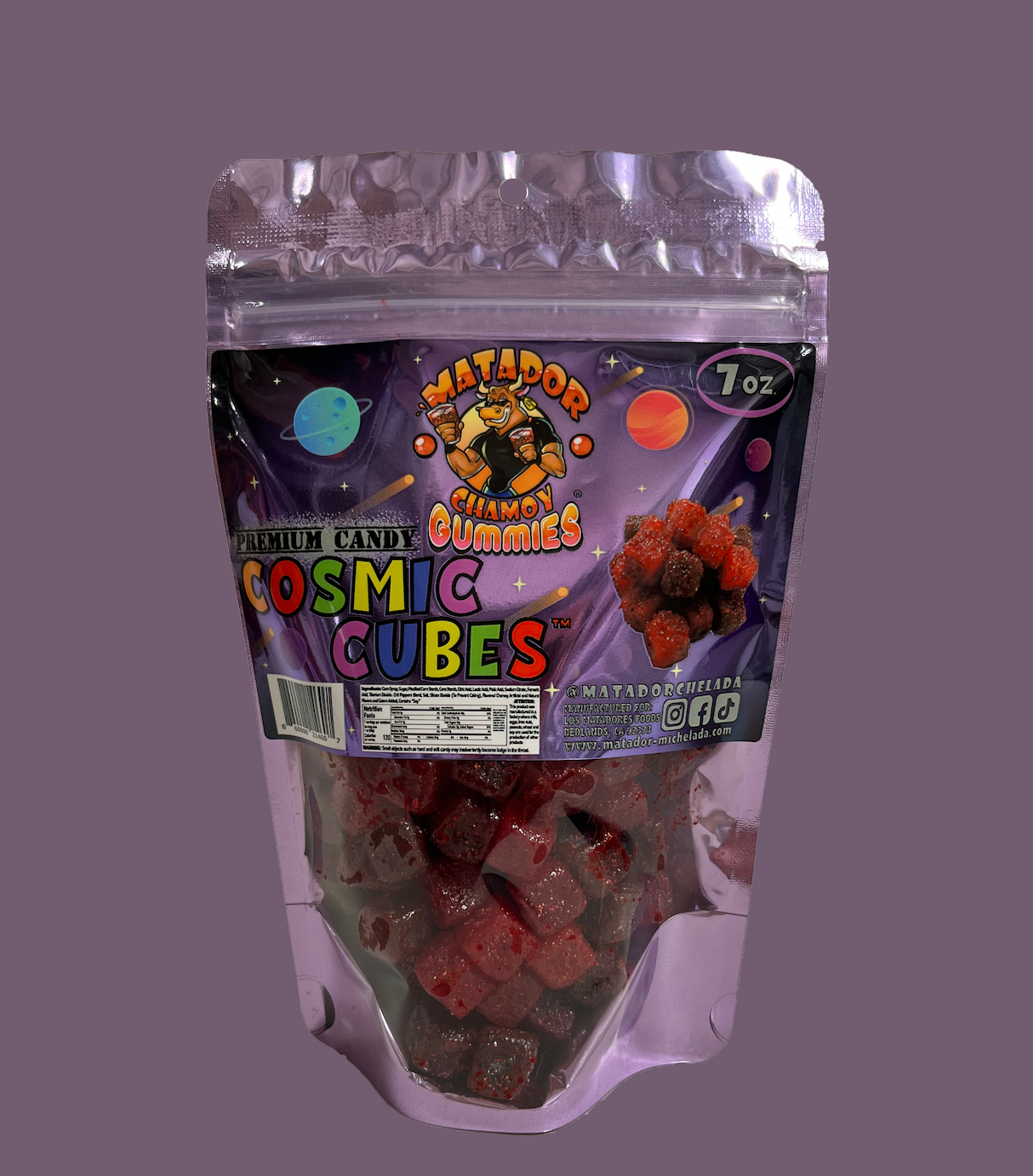 Matador Chamoy Gummies Cosmic Cubes – Matador Michelada